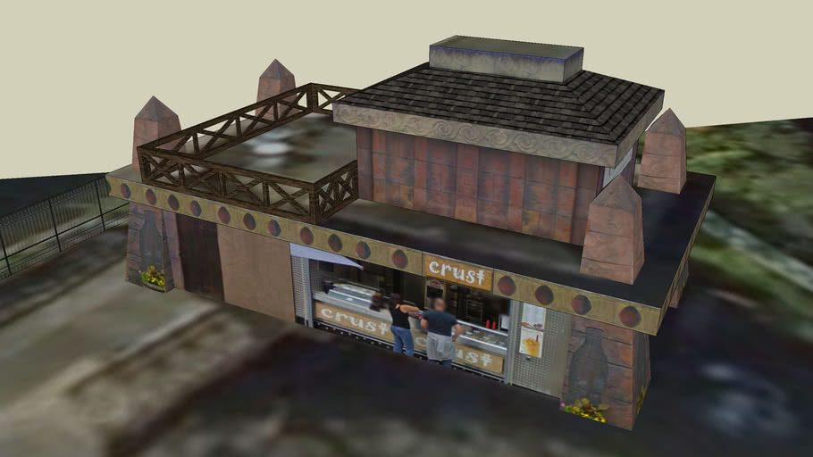 Crust Food Stall | 3D Warehouse