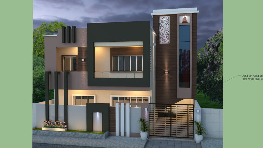 INDAIN VRAY HOUSE WITH SETTINGS | 3D Warehouse