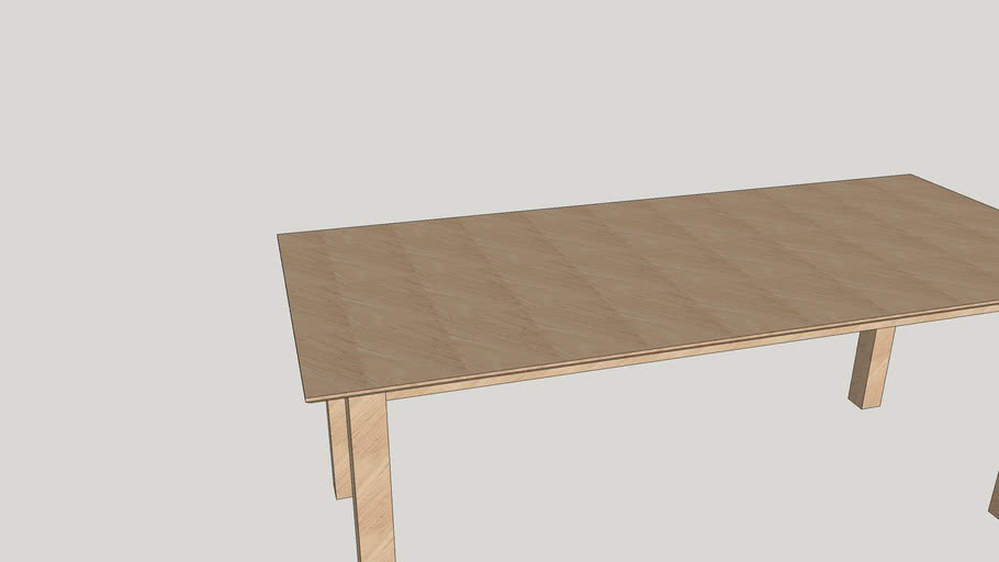 Basic Table | 3D Warehouse