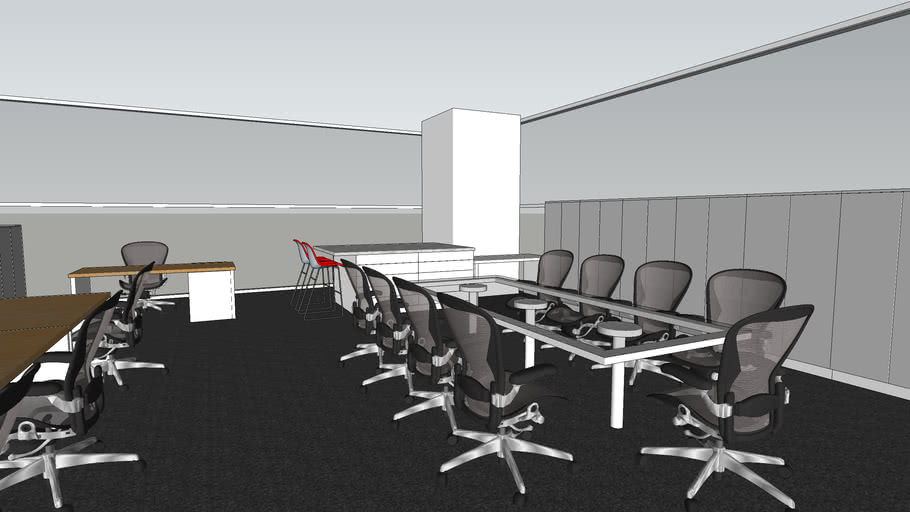 Office Open Space | 3D Warehouse