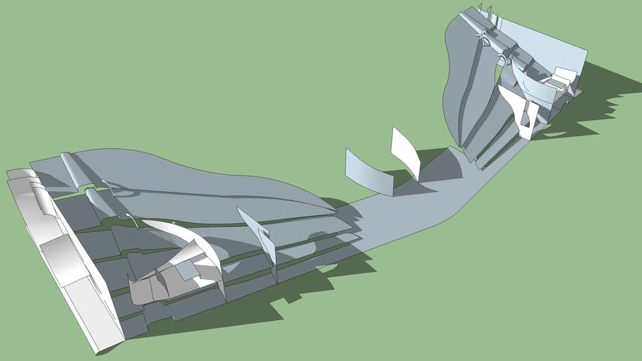 Formula 1 2017 front wing | 3D Warehouse