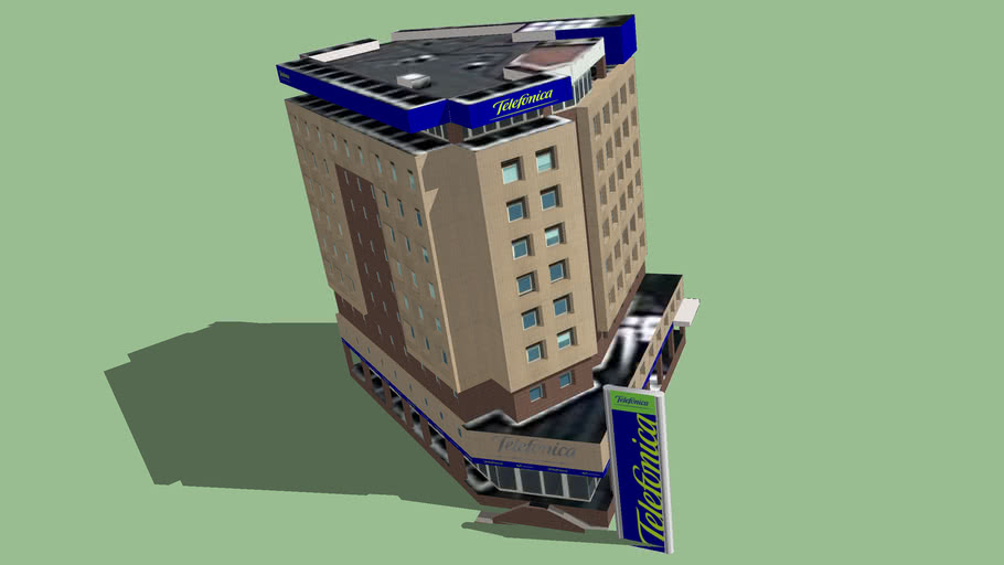 Edificio Iberoplaza (Telefonica) | 3D Warehouse
