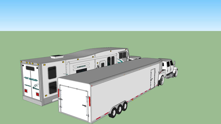 Truck and trailer | 3D Warehouse
