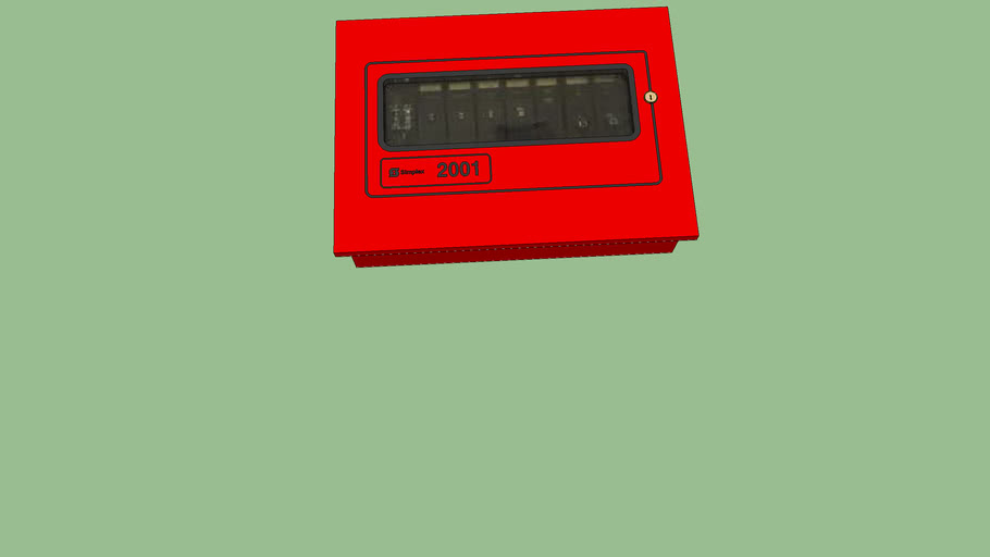 Simplex 2001 fire alarm panel | 3D Warehouse