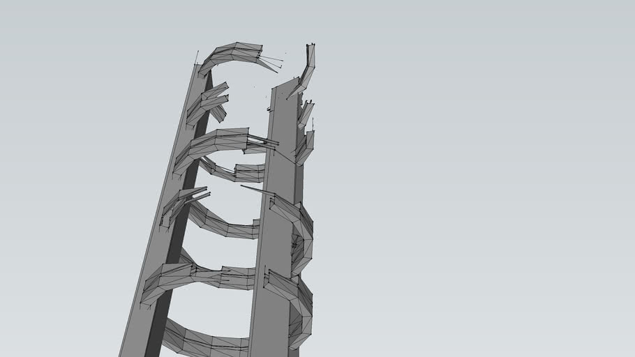 Halo 3 ODST New Mombasa Space Elevator After Math | 3D Warehouse