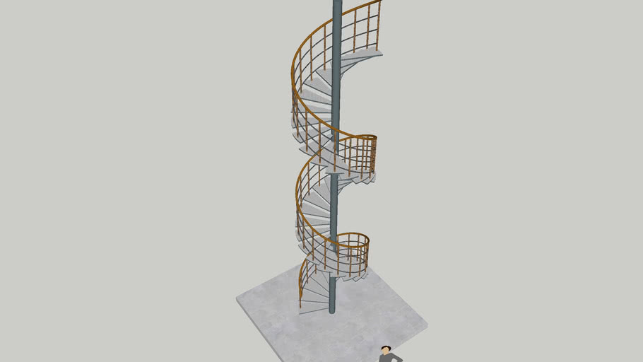 Spiral staircase | 3D Warehouse