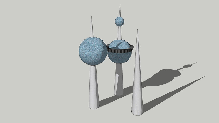 kuwait towers | 3D Warehouse