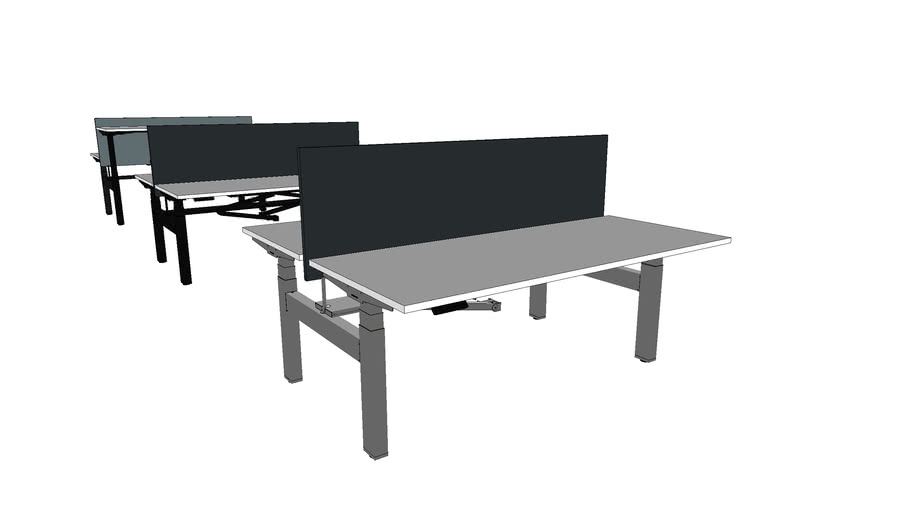 Matrix Pro duo bureau | 3D Warehouse