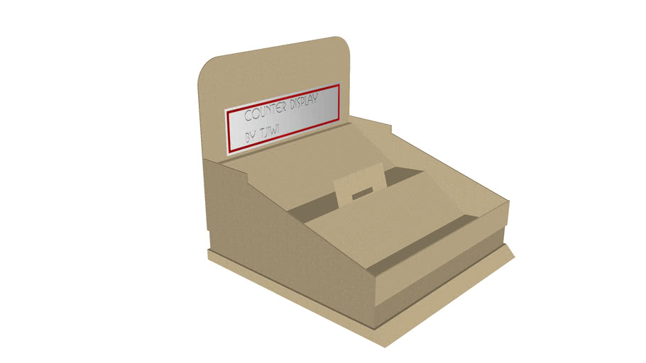 Counter Display | 3D Warehouse