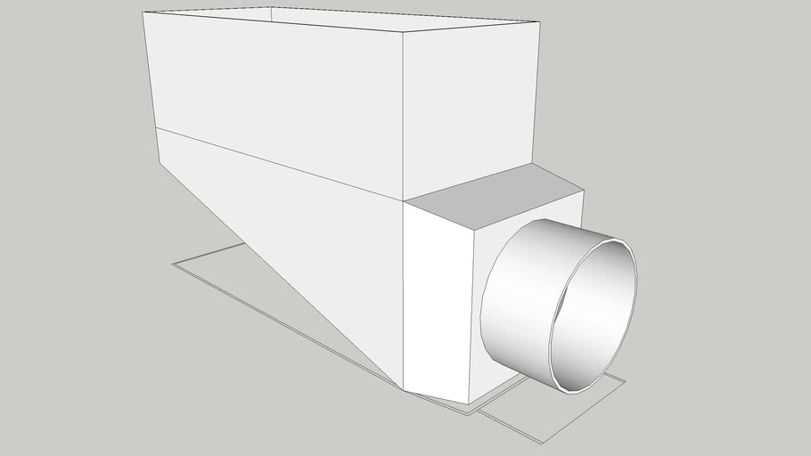 Register Plenum Straight | 3D Warehouse