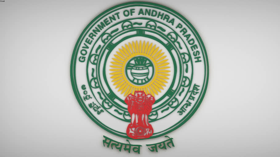 Official Emblem Of Andhra Pradesh | 3D Warehouse