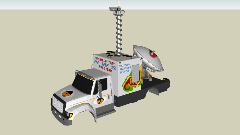 SKYWARN storm spotter truck | 3D Warehouse