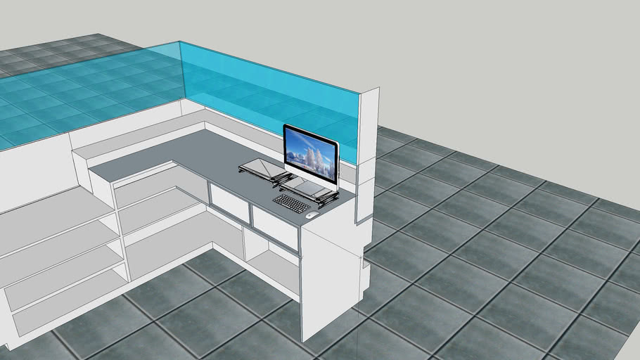 mostrador local comercial | 3D Warehouse