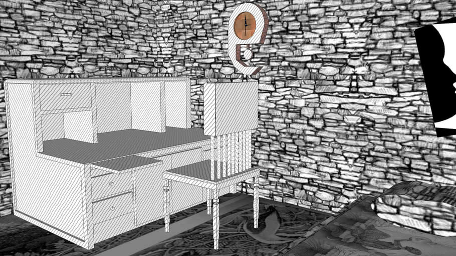 Sketchy room | 3D Warehouse