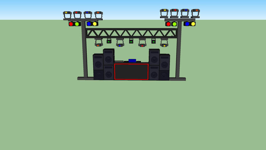 SET DJ AND LIGHT A SOUND | 3D Warehouse