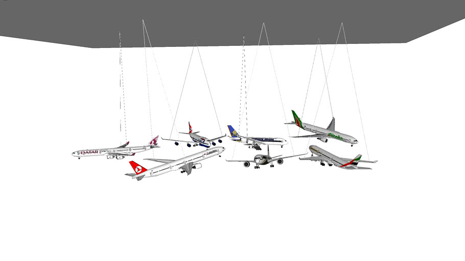 Plane Airlines Hang Model | 3D Warehouse