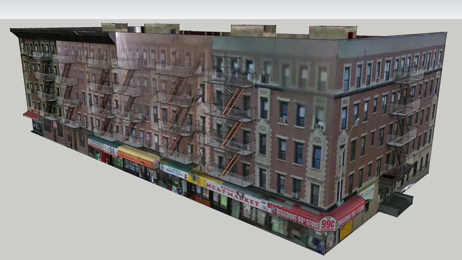 786-92 E.152 st. building. | 3D Warehouse