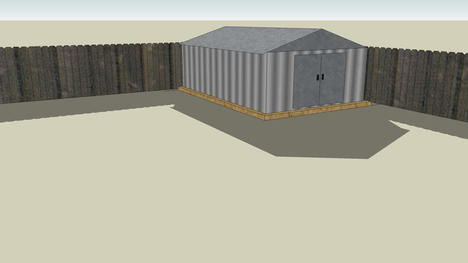 Metal Shed | 3D Warehouse