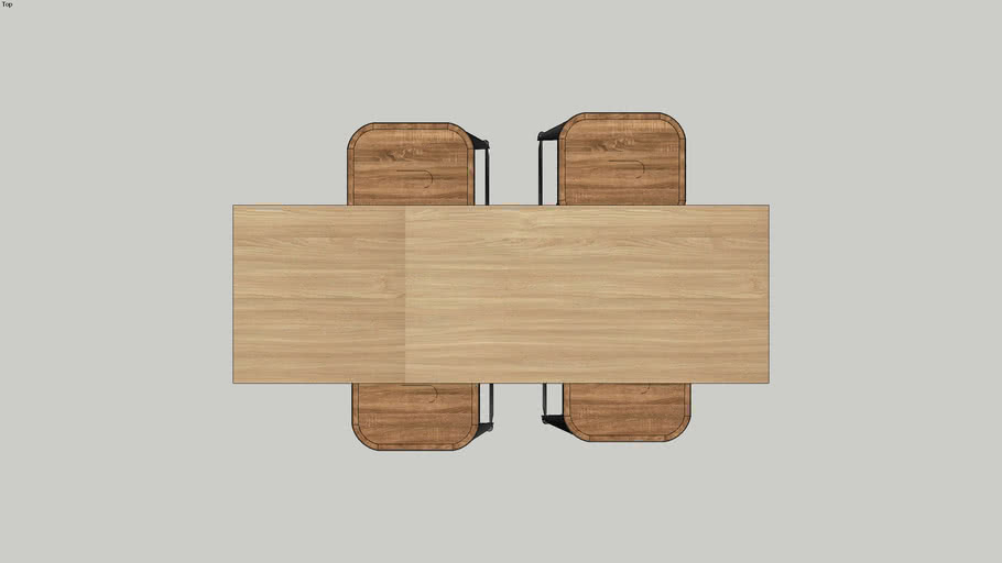 bar table with stools | 3D Warehouse