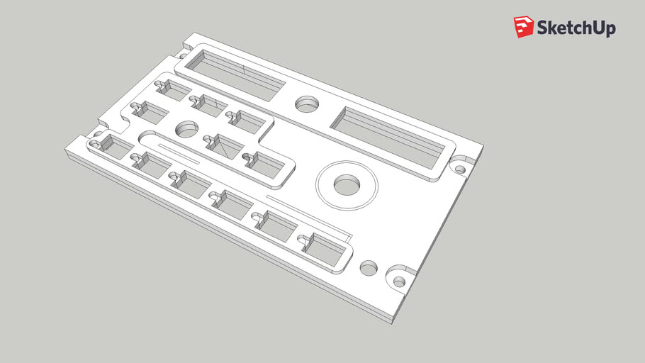 A320 Radio Panel | 3D Warehouse