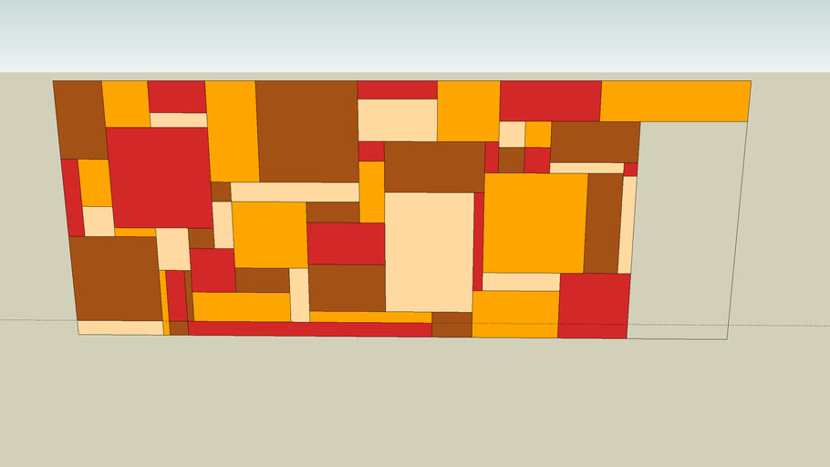 wall of blocks | 3D Warehouse