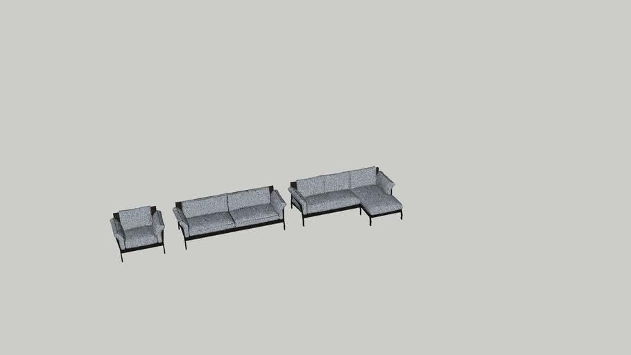 Sofá 01 | 3D Warehouse