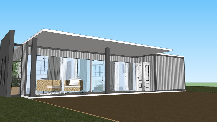 Shipping Container House 01 | 3D Warehouse