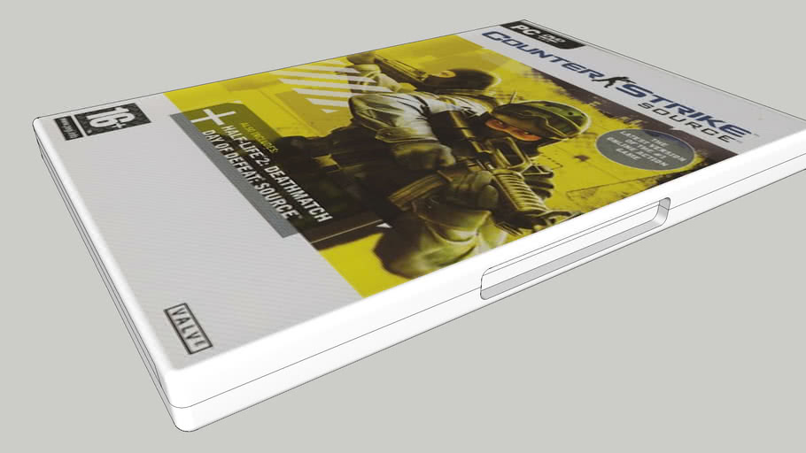 Counter Strike: Source DVD box | 3D Warehouse