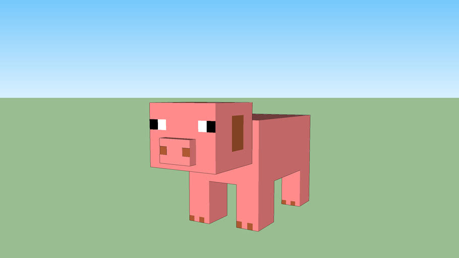 Minecraft Pig | 3D Warehouse