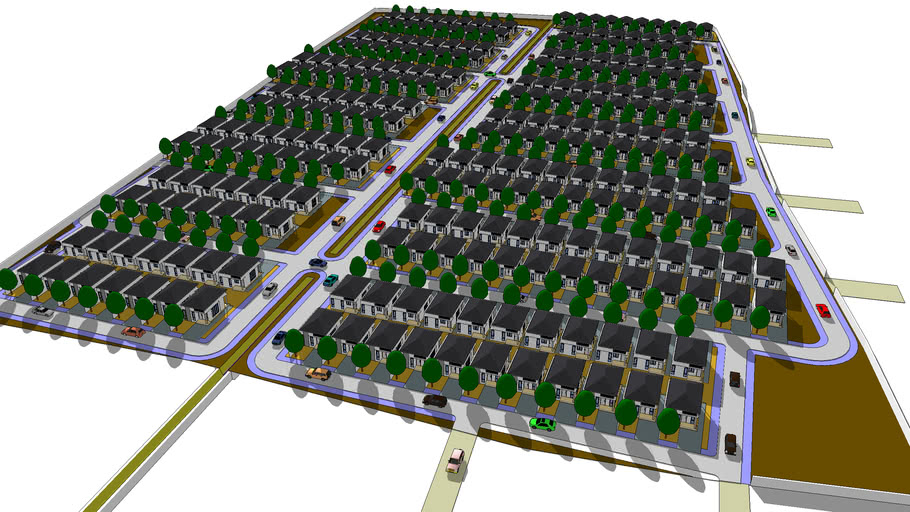 Site Plan Cluster | 3D Warehouse