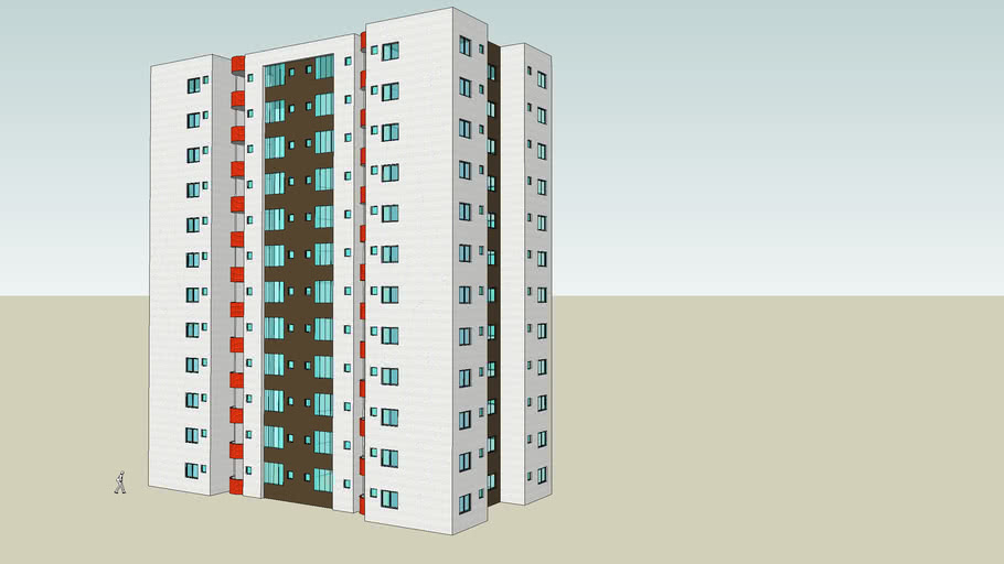 Apartment building | 3D Warehouse