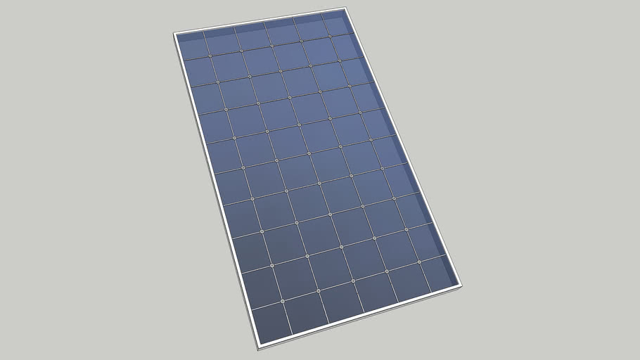 PV-, Photovoltaik-Anlage, Solar panel | 3D Warehouse