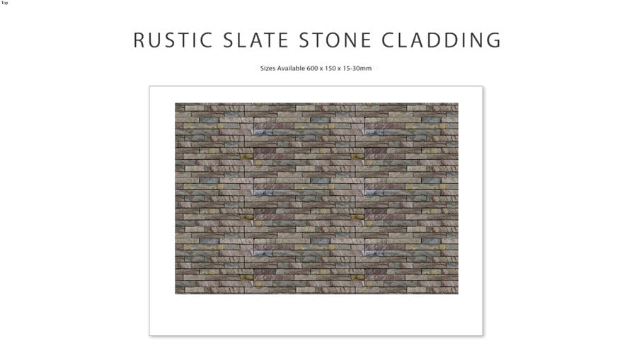 Rustic Slate Stone Cladding | 3D Warehouse