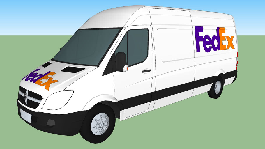 FedEx van - Dodge Sprinter | 3D Warehouse