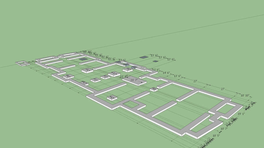 Footings | 3D Warehouse