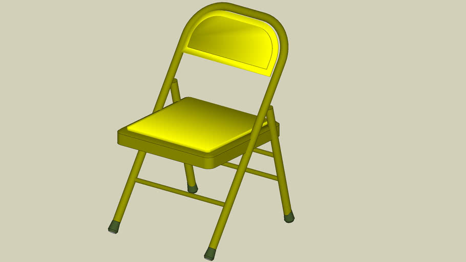 A folding chair | 3D Warehouse