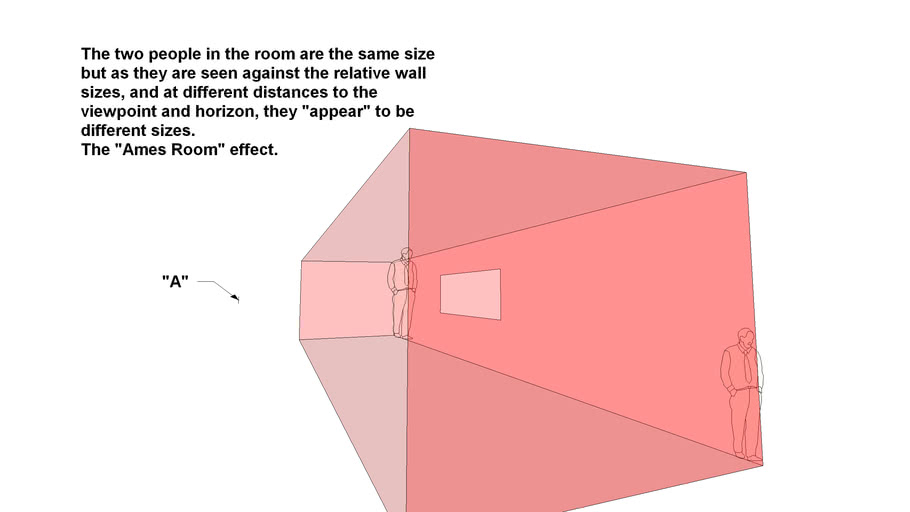 Ames Room Illusion | 3D Warehouse