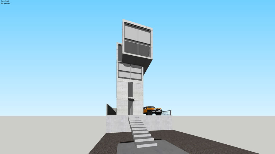 Tadao Ando's 4x4 m House | 3D Warehouse