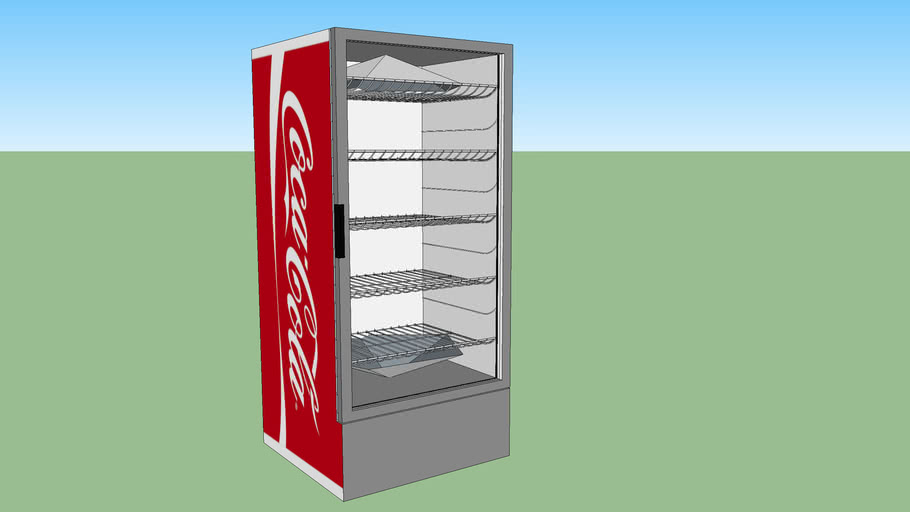 Coca cola cooler showcase | 3D Warehouse