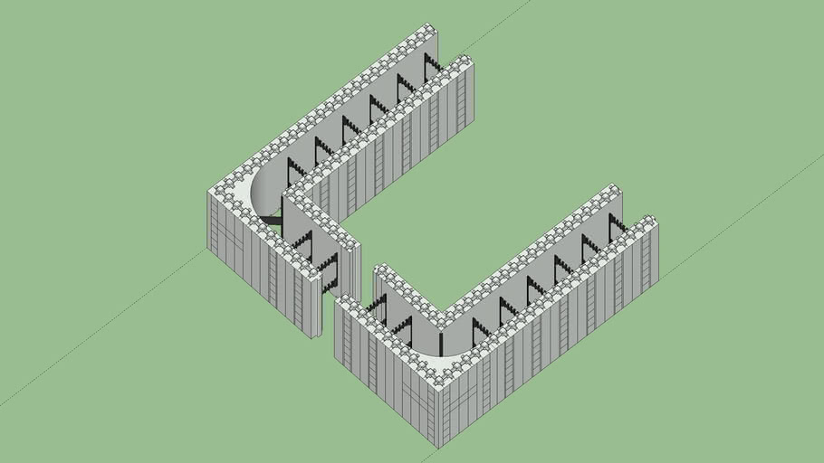 LiteForm ICF 6 inch Corners | 3D Warehouse