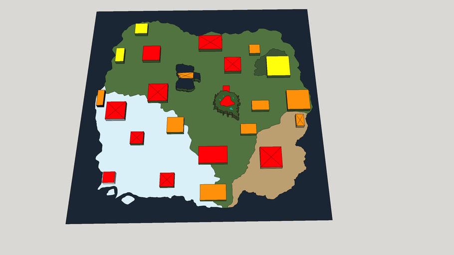 Fortnite Map (UPDATED 2/5/19) | 3D Warehouse