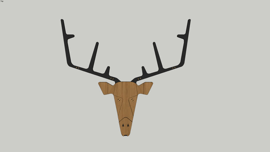 Deer Wall Decor | 3D Warehouse