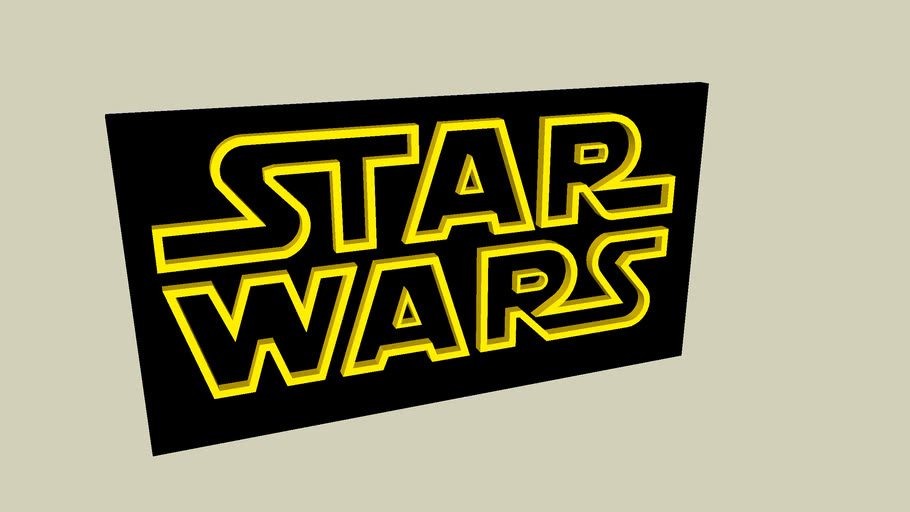 star wars logo | 3D Warehouse