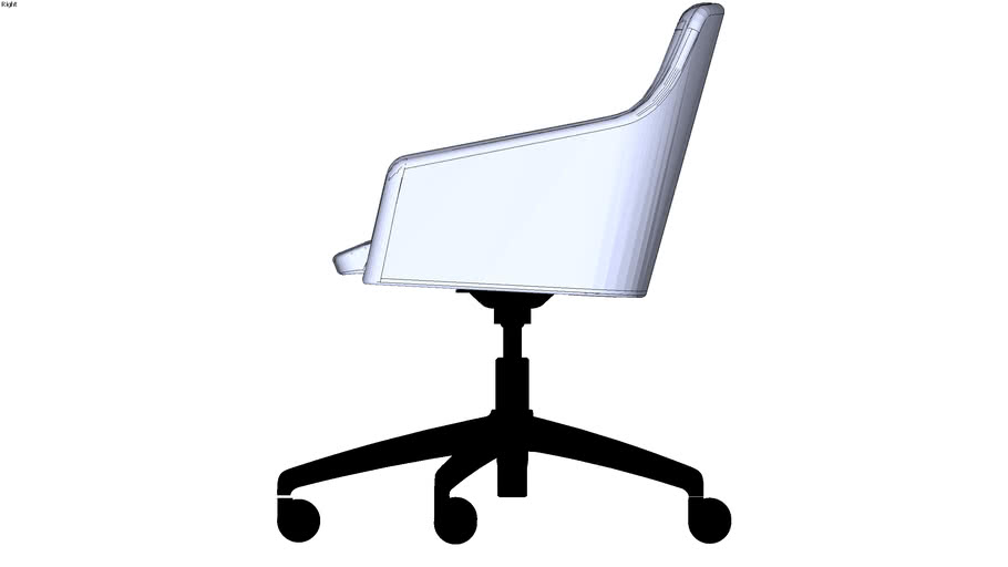 Boss Design Toto highback 5 star base | 3D Warehouse