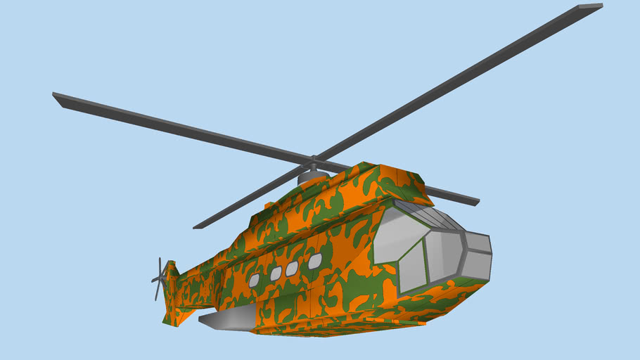 Aerospatiale SA-330 PUMA | 3D Warehouse