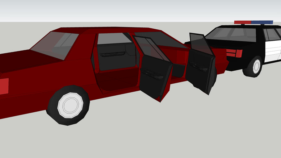 2 heavily facelifted google cars (1984-1992 sedans) | 3D Warehouse