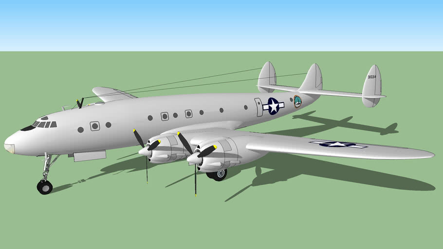 United States Army Air Forces (USAAF) (1945) - Lockheed C-69-1-LO ...