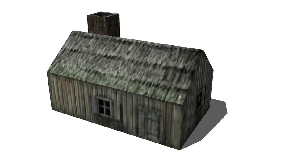Old Shack with Chimney | 3D Warehouse