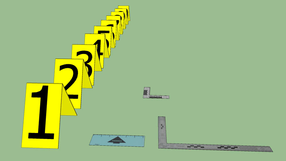 Evidence Markers | 3D Warehouse