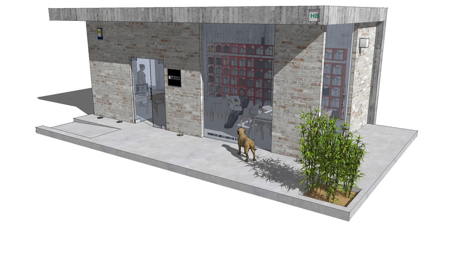 Mini Library 'Biblioteca' HB | 3D Warehouse